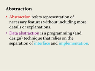 Introduction to oops concepts | PPT