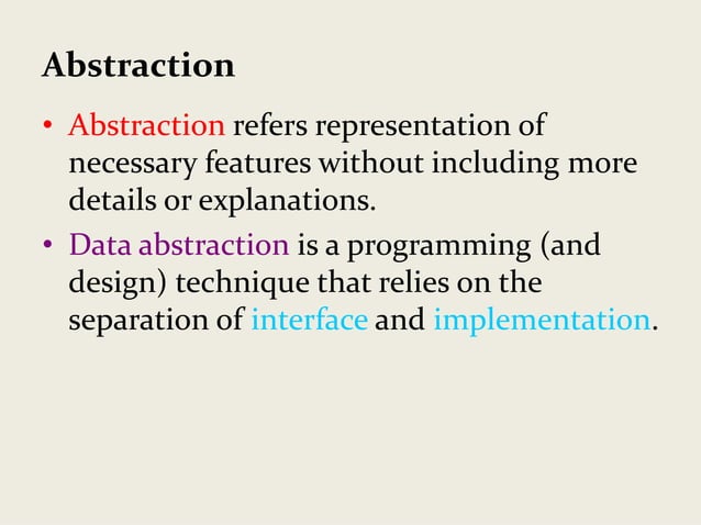 Introduction to oops concepts | PPT