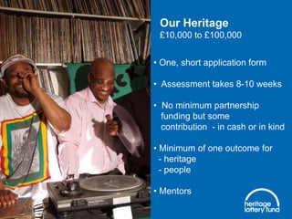 Heritage Lottery Fund - presentation by Liz Shaw | PPTX