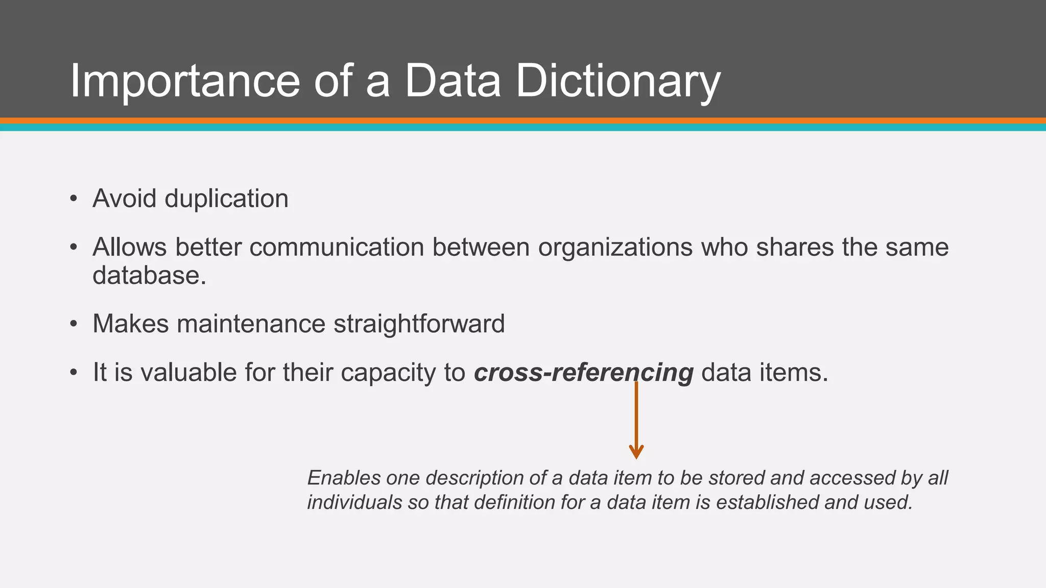 Systems Analyst and Design - Data Dictionary | PPTX
