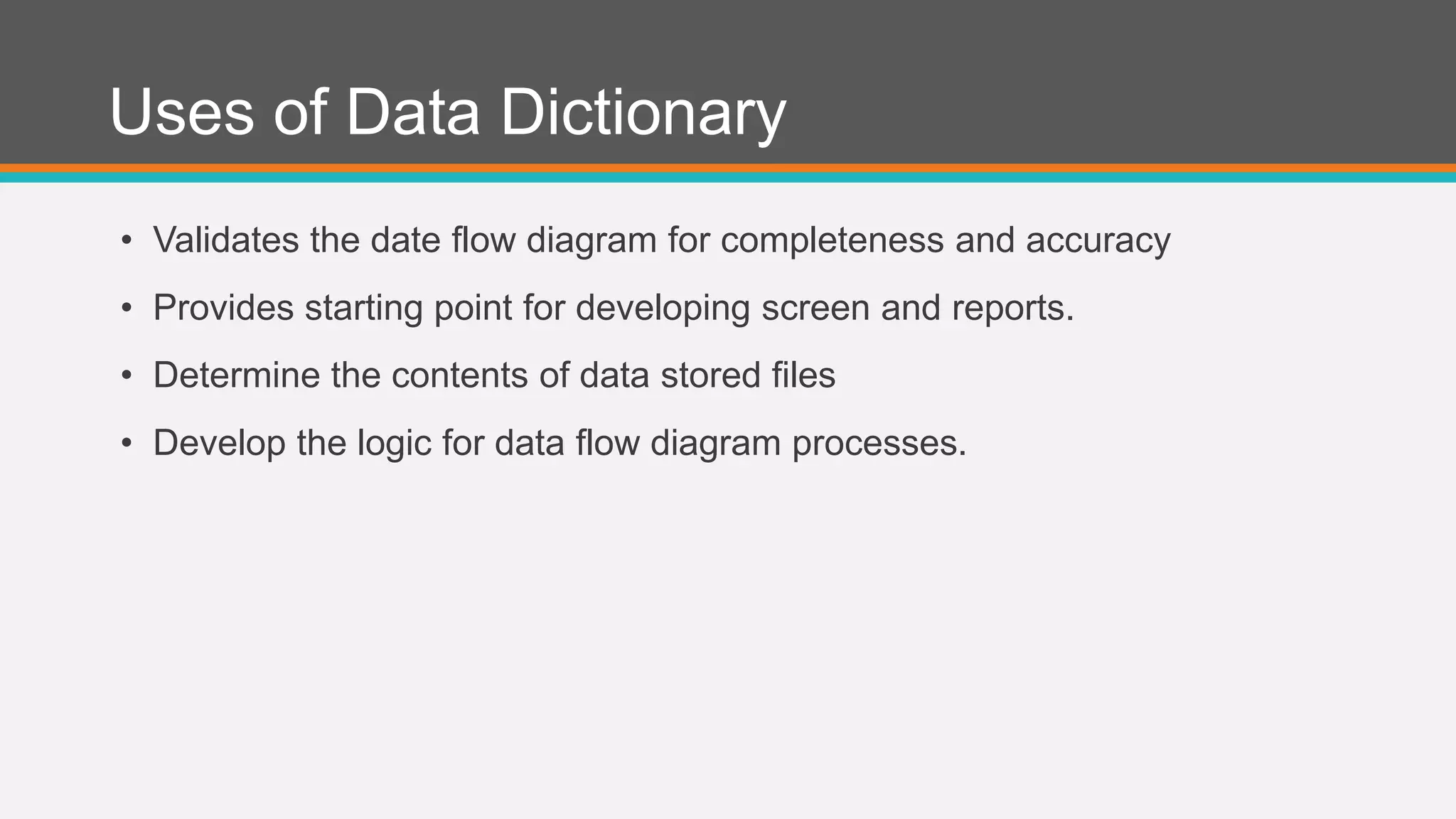 Systems Analyst and Design - Data Dictionary | PPTX