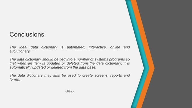 Systems Analyst and Design - Data Dictionary | PPTX | Databases ...