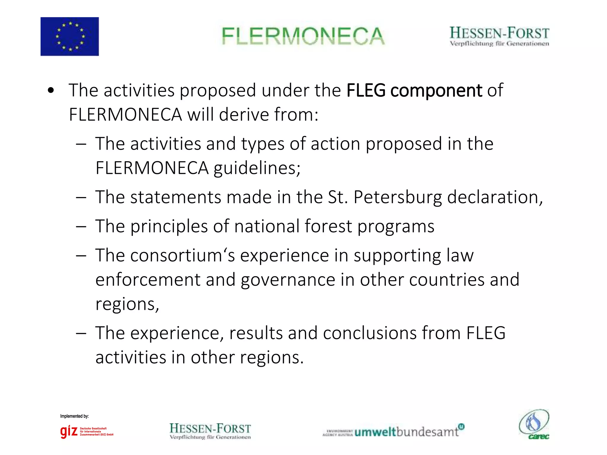 3. The FLEG component of FLERMONECA | PPTX