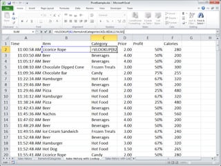3. Pivot tables | PPTX