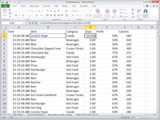3. Pivot tables | PPTX