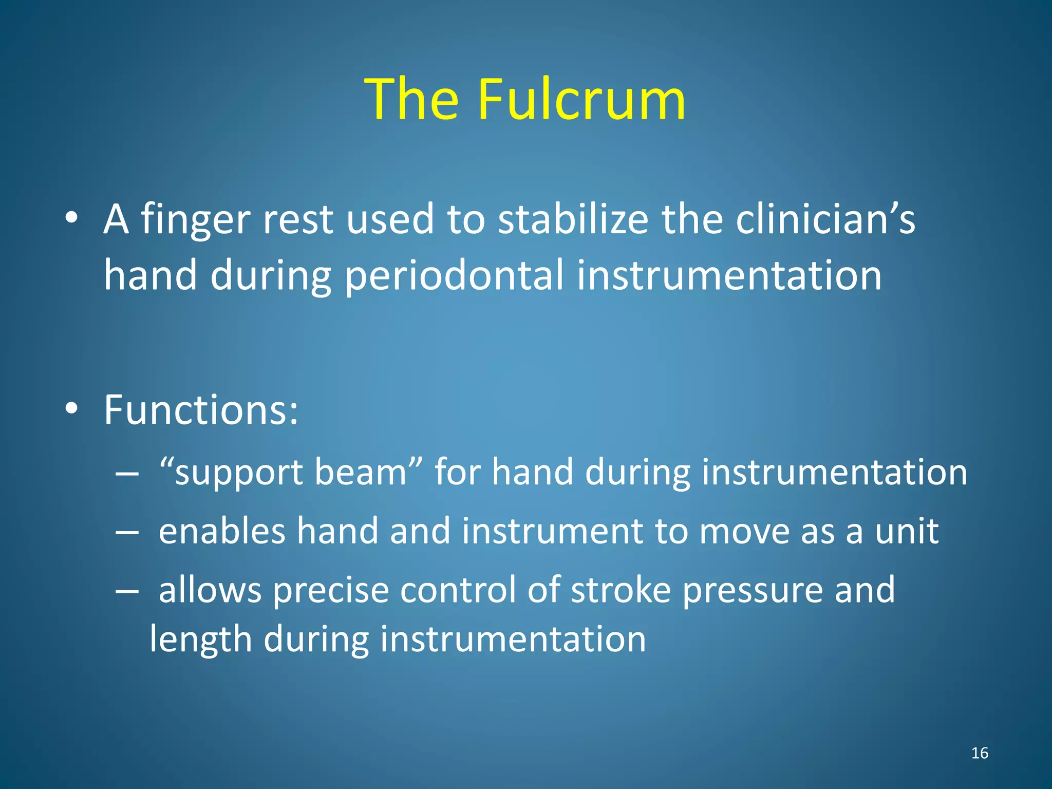 Periodontics - Mirror and Finger rests | PPTX