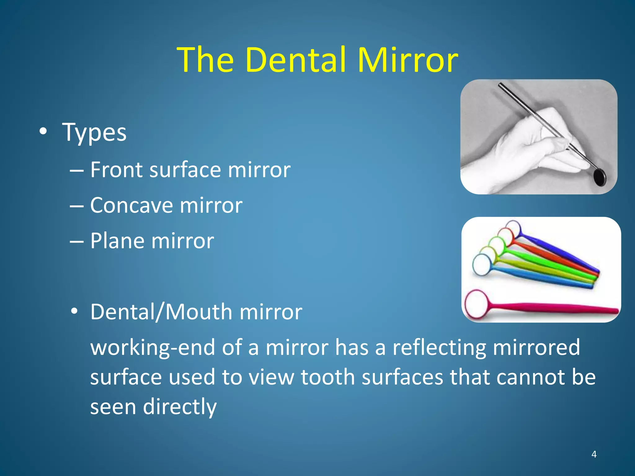 Periodontics - Mirror and Finger rests | PPTX