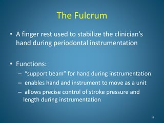 Periodontics - Mirror and Finger rests | PPTX