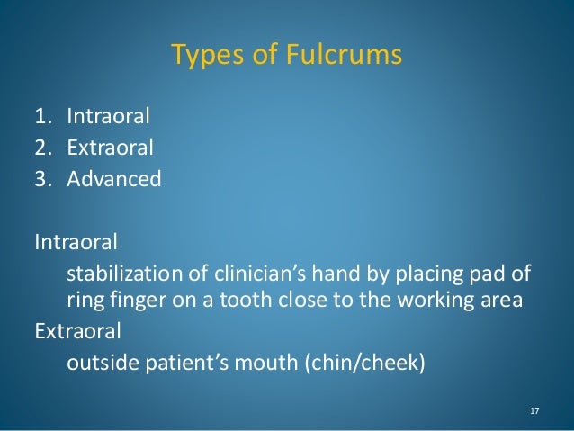 Periodontics - Mirror and Finger rests