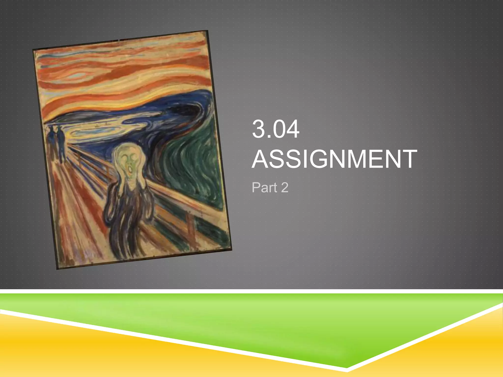 FLVS Psychology 3.04 assignment | PPT