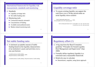 3. reform of liquidity risk management after global financial tsunami | PDF
