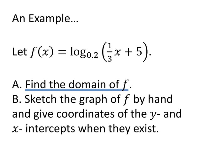 3.3 Logarithmic Functions | PPTX