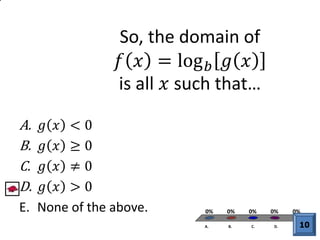 3.3 Logarithmic Functions | PPTX