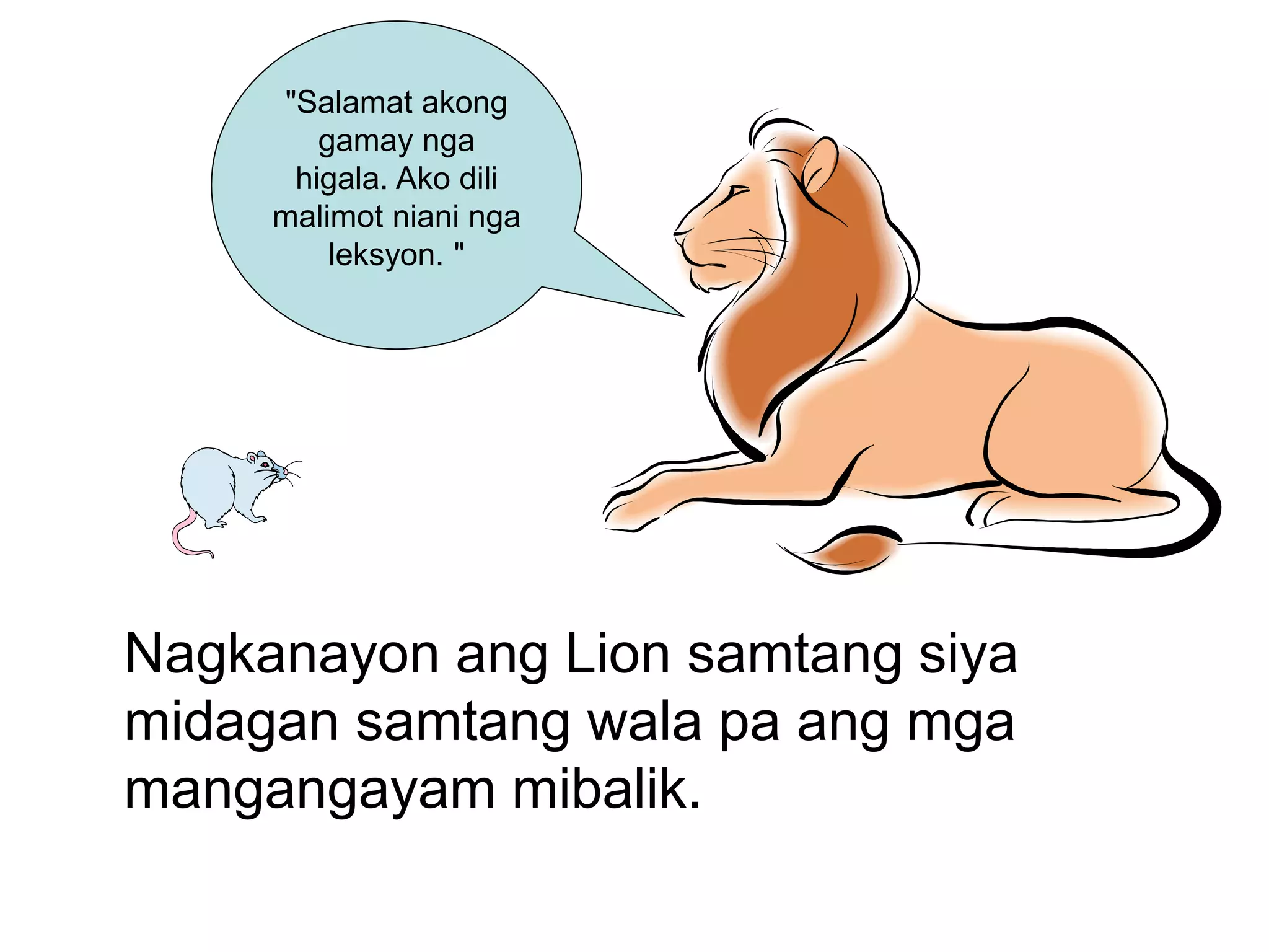 Ang Lion ug ang Ilaga | PPTX