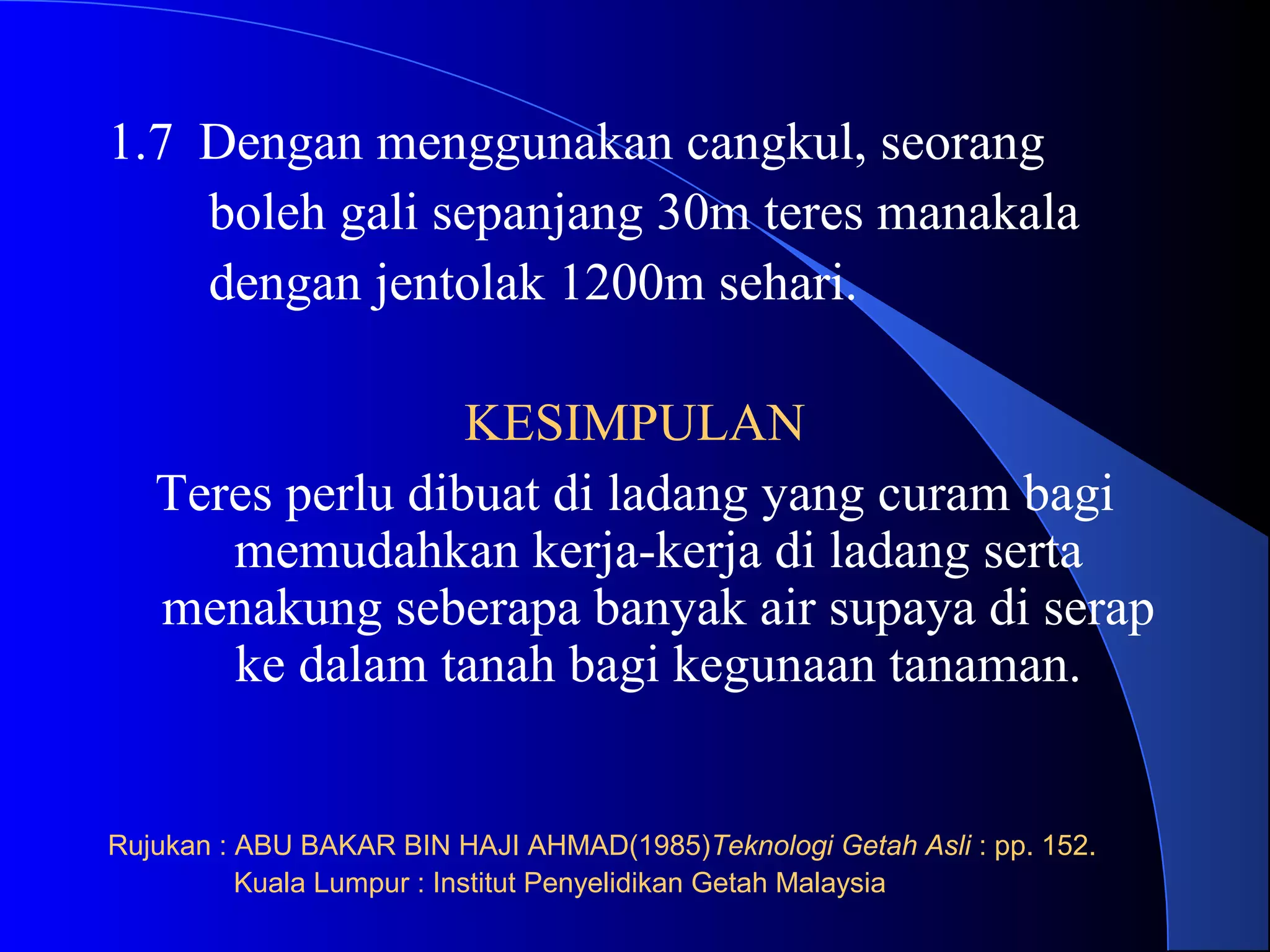 3. teknik membina teres | PPT