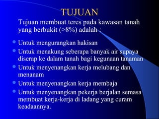 3. teknik membina teres | PPT