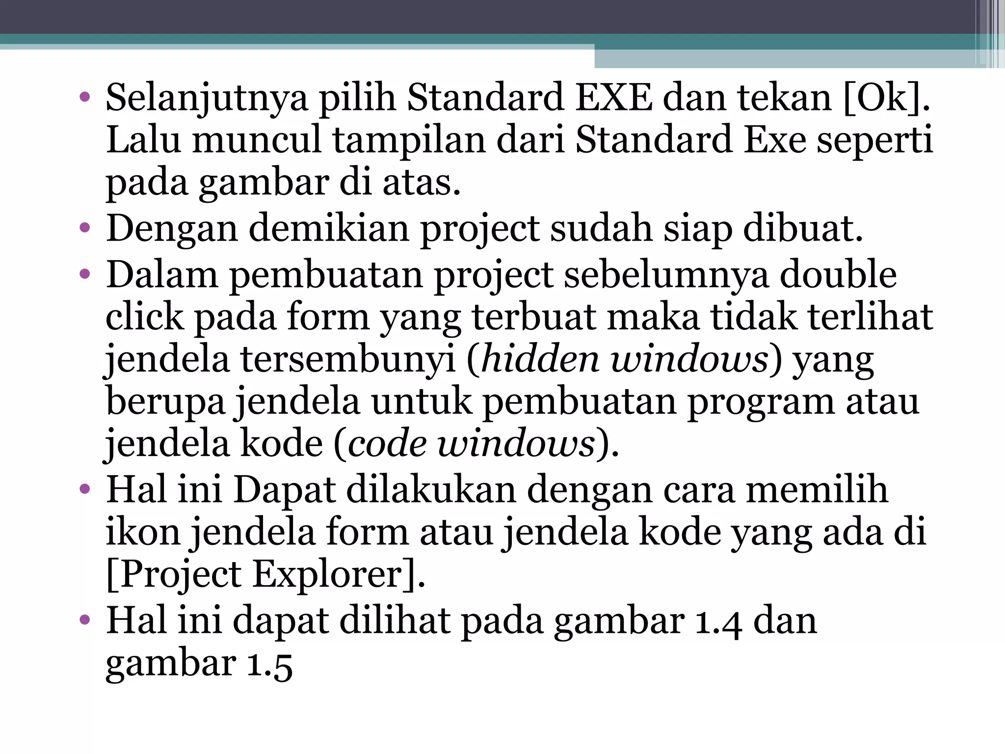 Pengenalan Dasar Visual Basic - bagian 3 | PPT
