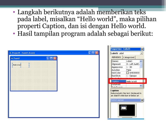 Pengenalan Dasar Visual Basic - bagian 3 | PPT