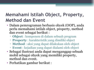 Pengenalan Dasar Visual Basic - bagian 3 | PPT