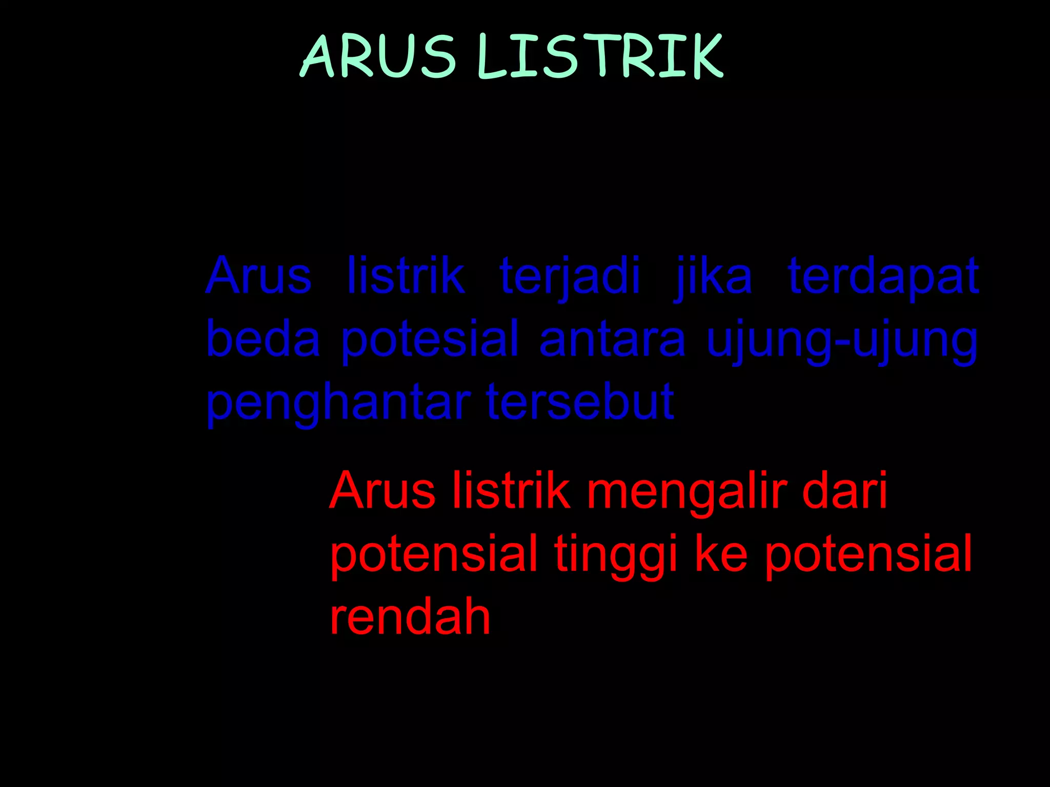 sumber arus listrik | PPTX