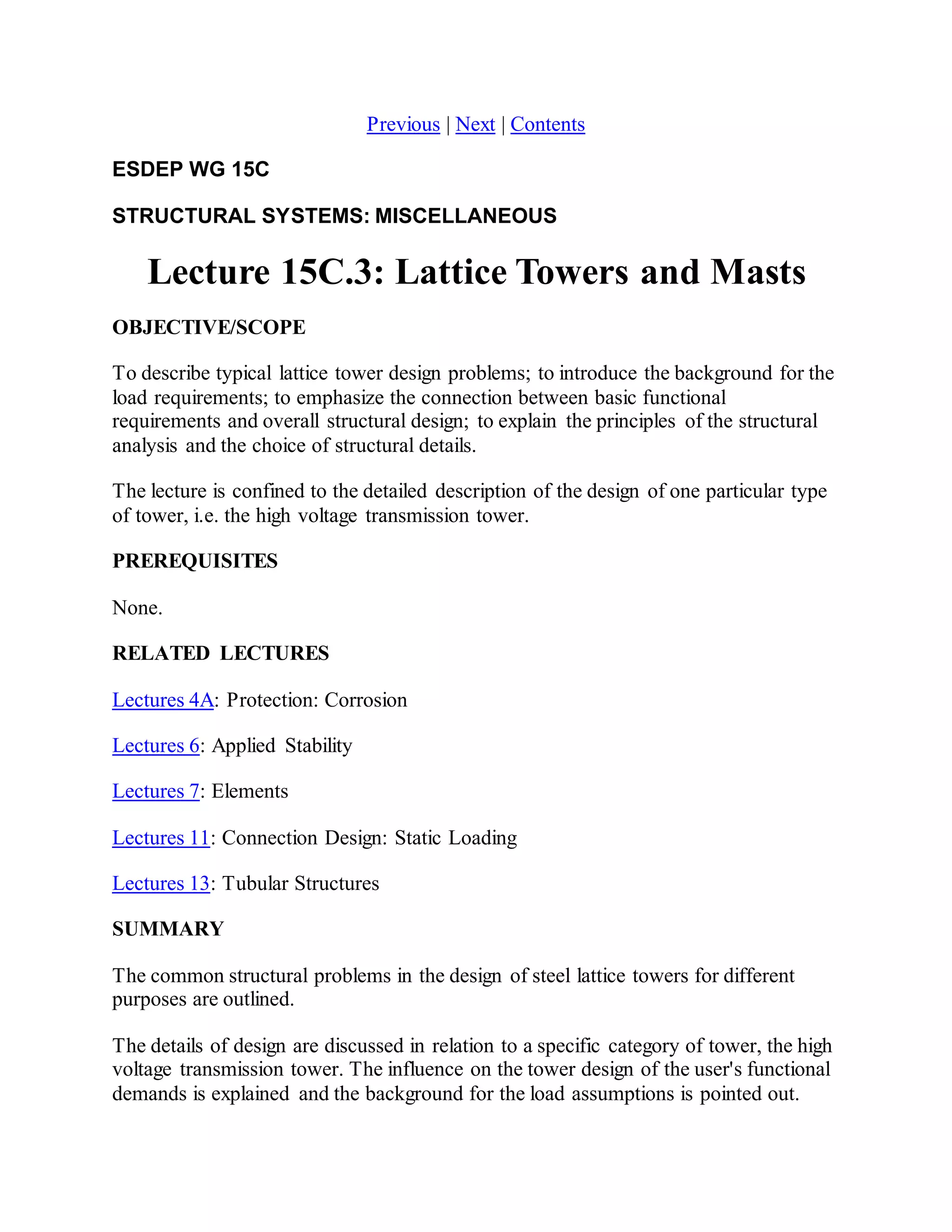 HV tower design 3 | DOCX