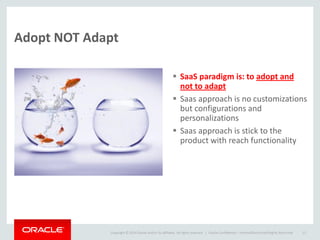 Successful SaaS implementation journey, Sarkis Kerkezian, Oracle @ SaaS ...