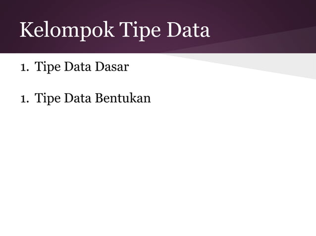 3. variabel dan tipe data | PPT