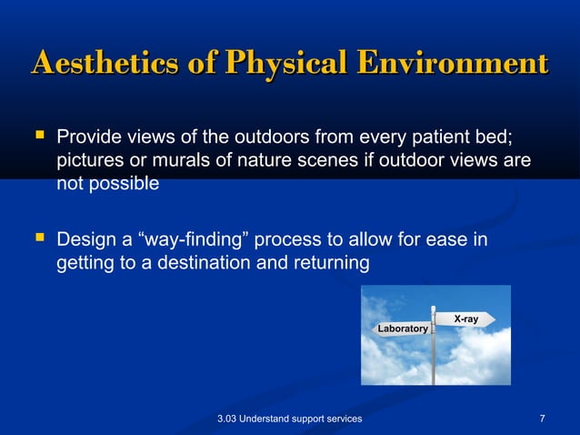 3.03 aesthetics of physical environment | PPT