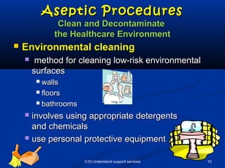 3.03 aseptic procedures | PPT