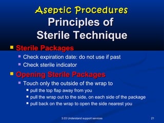 3.03 aseptic procedures | PPT