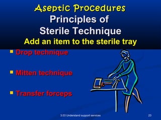 3.03 aseptic procedures | PPT