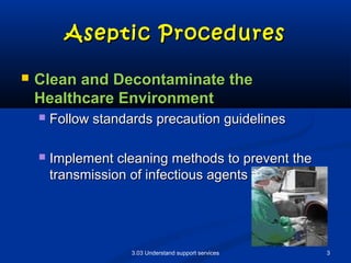 3.03 aseptic procedures | PPT