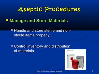 3.03 aseptic procedures | PPT