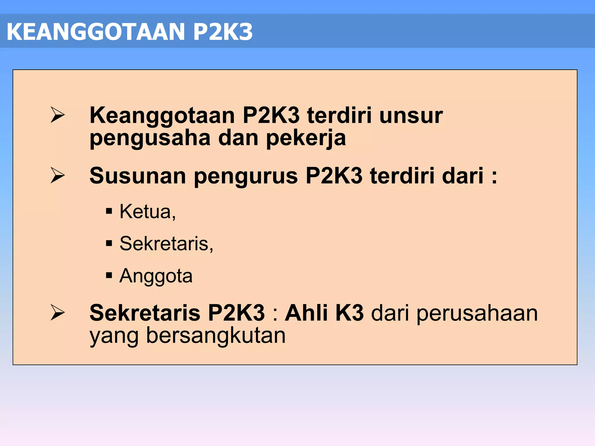 p2k3 training | PPTX
