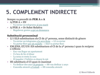 Unitat 2.3. Les funcions sintàctiques | PPT