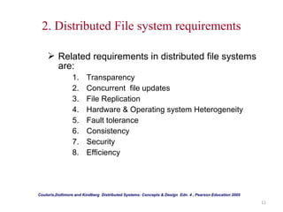 3. distributed file system requirements | PPT
