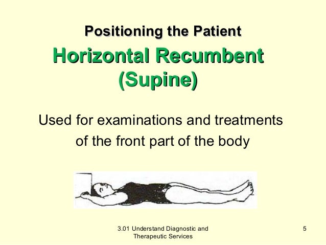 3.01 positioning the patient