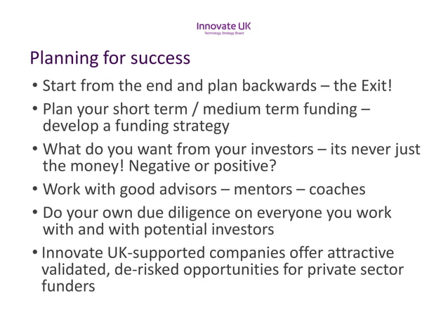 Innovation and R&D Escalator Workshop: Bruce Colley - Identifying need ...