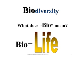 Biodiversity | PPTX