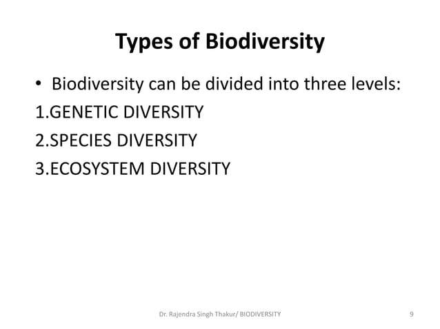 Biodiversity | PPTX | Science