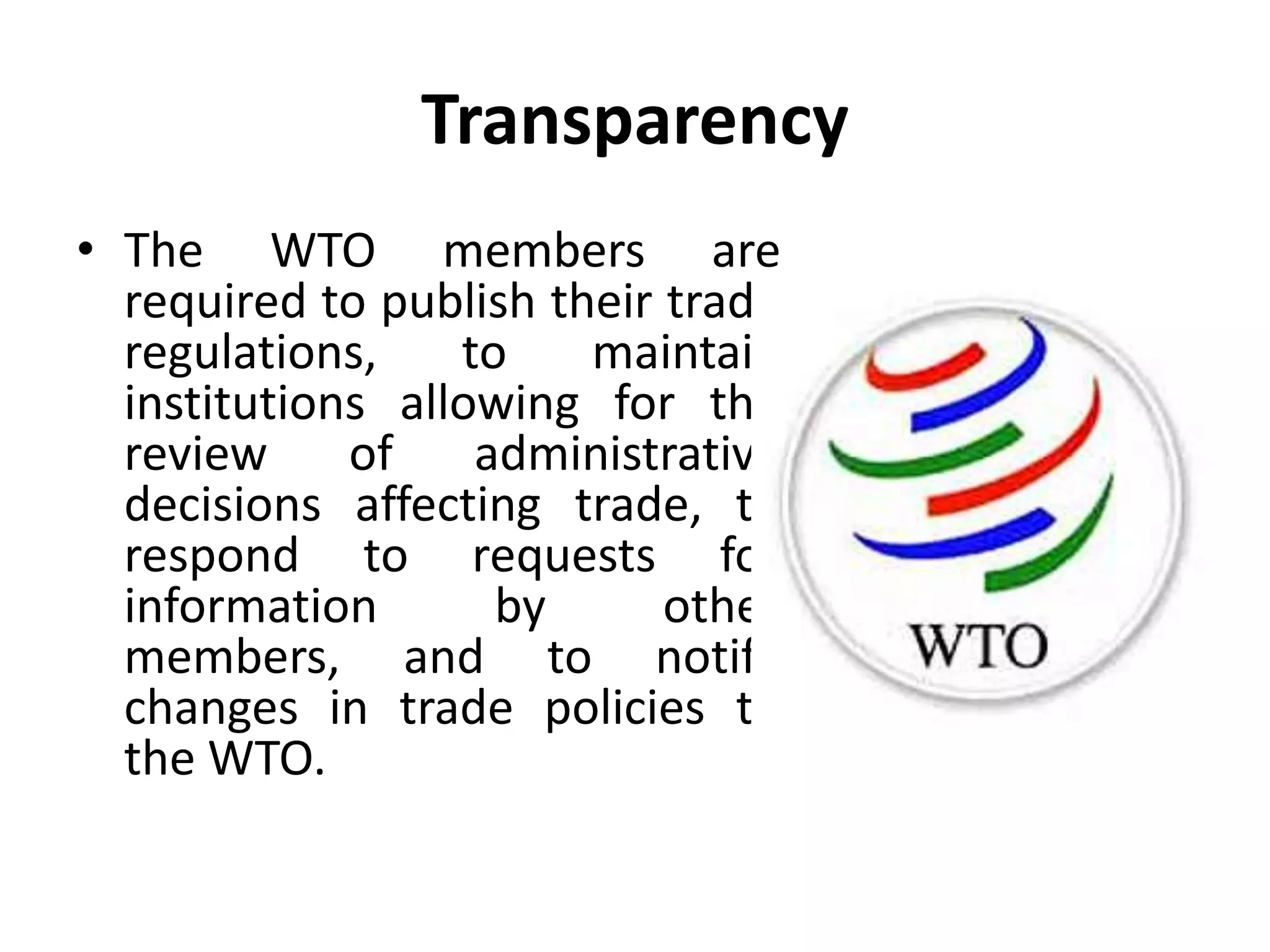 World Trade Organization - WTO - International Business - Manu Melwin ...