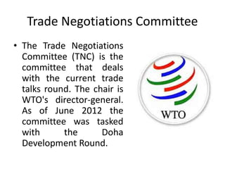 World Trade Organization - WTO - International Business - Manu Melwin ...