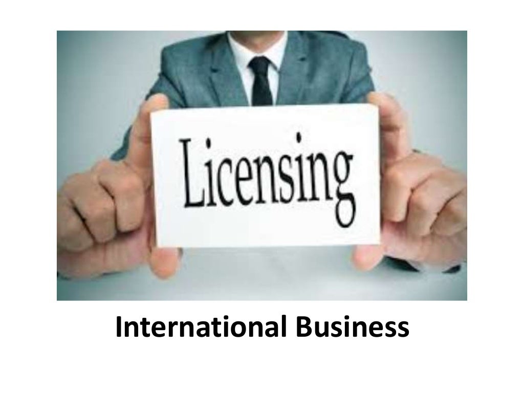 Licensing & franchising - International Business - Manu Melwin Joy Licensing & franchising - International Business - Manu Melwin Joy