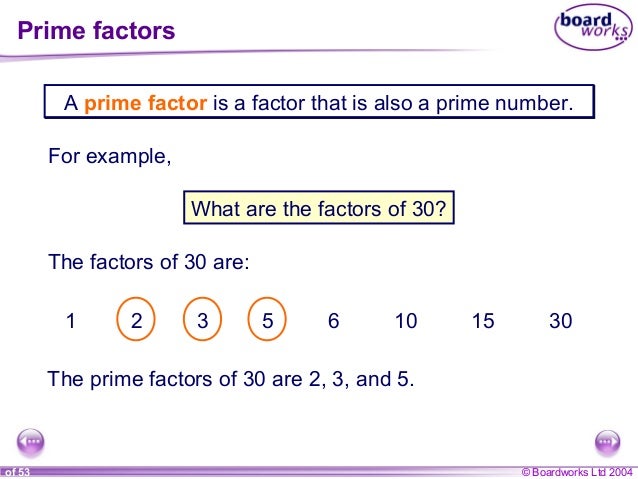 3. multiples, factors and primes