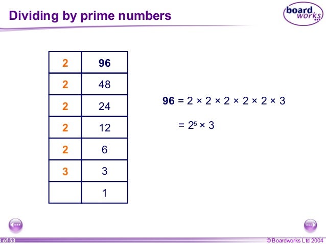 3. multiples, factors and primes