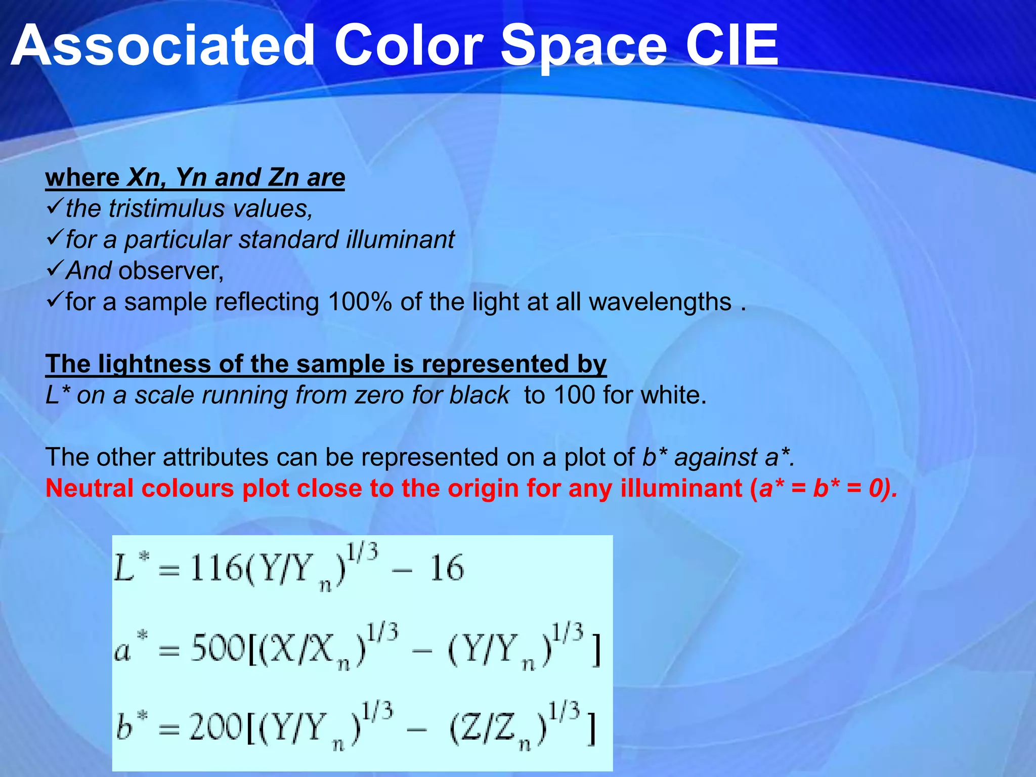 3.14 non uniformity of cie system color differences | PPTX