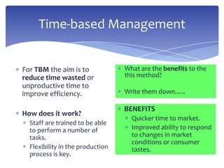 3.15 oprational strategies - lean production - moodle | PPTX
