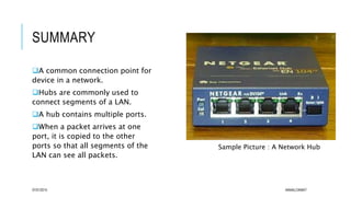 difference between hub, bridge, switch and router | PPT