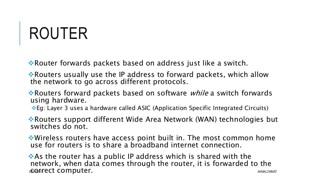 difference between hub, bridge, switch and router difference between hub, bridge, switch and router