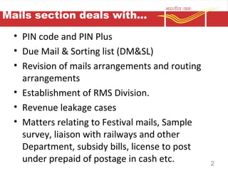 Indian Post Office Details .! | PPT